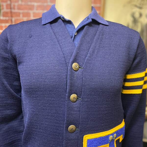 Letterman Sweater - Etsy