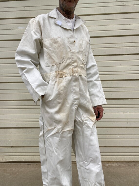 Deadstock 70's Atlas Uniforms Chicago Illinois white … - Gem