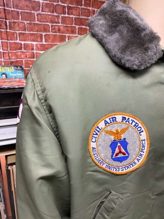 Civil Air Patrol Alaska green flight jacket pilot roc… - Gem