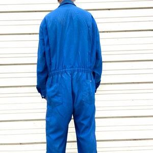 90's Workrite Blue Work Coveralls Outfit Long Sleeve Utility Garage ...