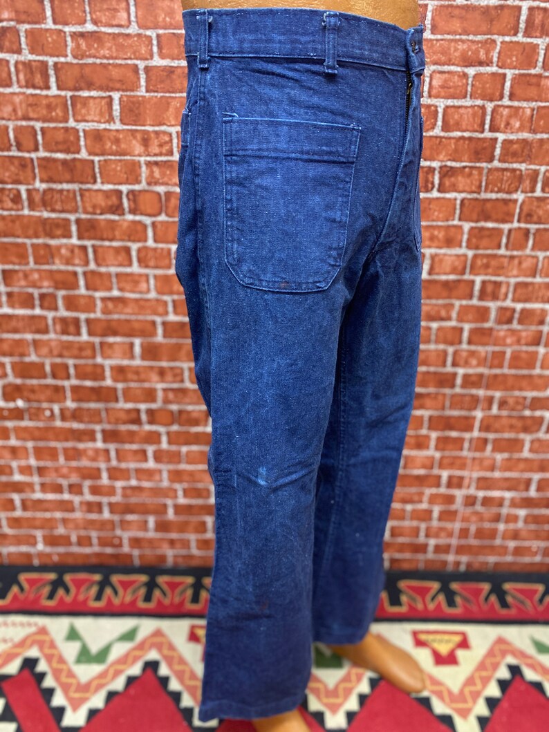 US Navy Men's Denim Type-ii Dungarees Stencil High Rise | Etsy