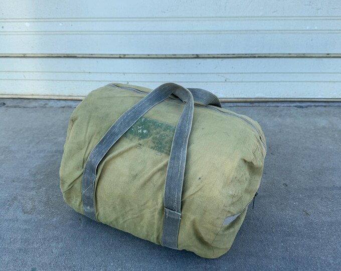 50s 60s JC Higgins Sears Roebuck Sleeping Bag Camping With Duffel Bag ...