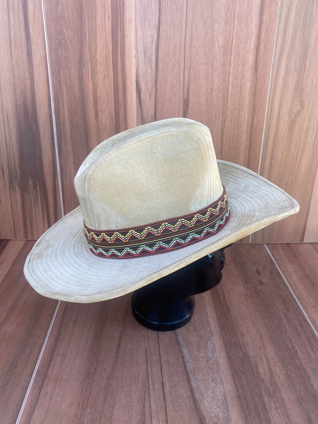 Vtg the Duke Cowboy Western Rodeo Velour Hat Size Small 6 3/4- 6 7/8 ...