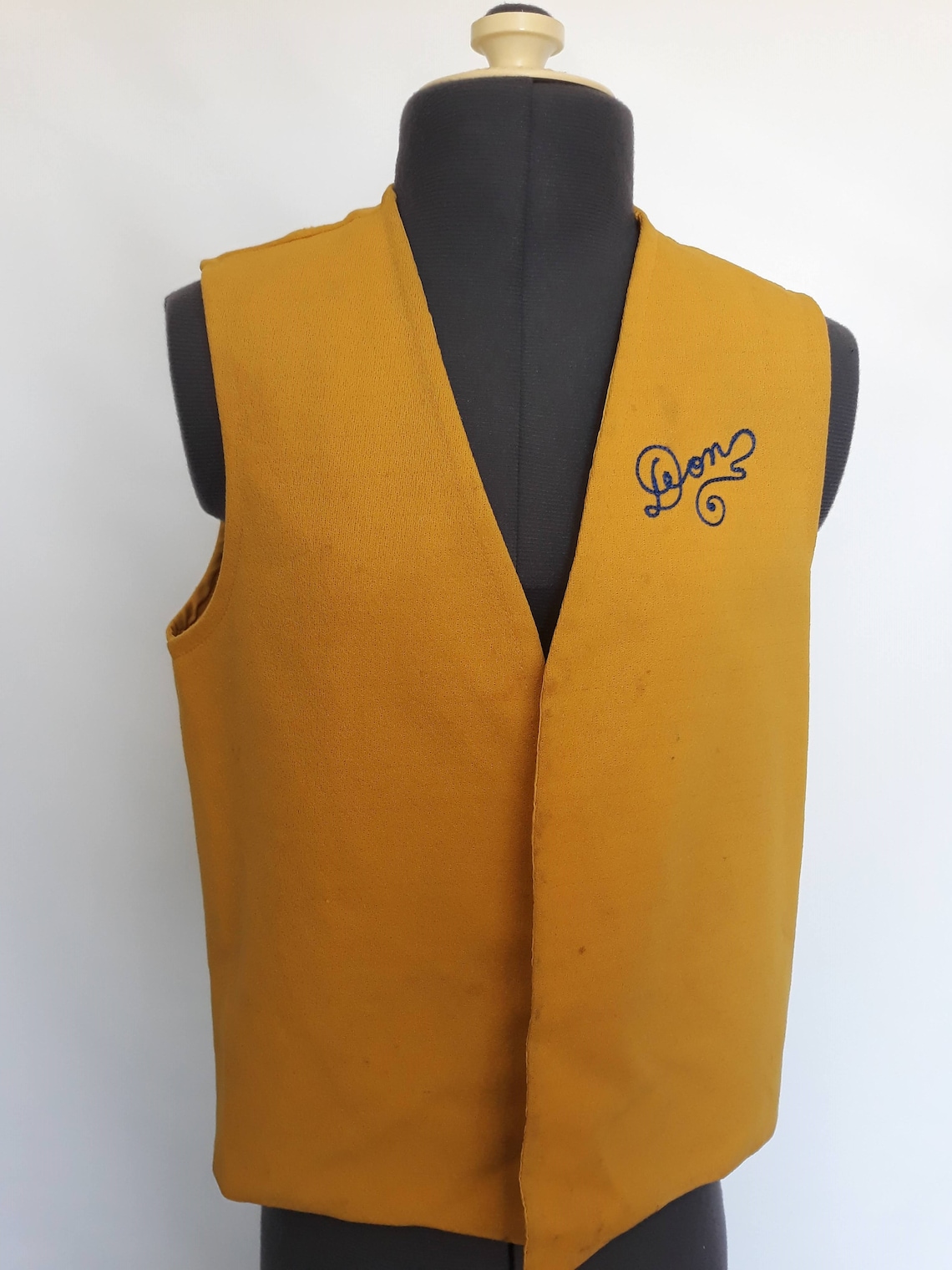 Lions Club International Camarillo Chapter Yellow Vest Dress | Etsy