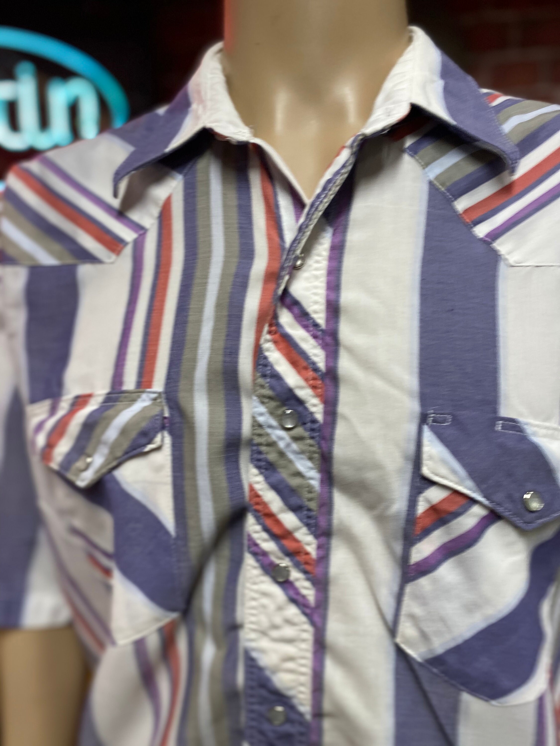 Wrangler western cowboy cut rodeo fair ranch shirt short | Etsy