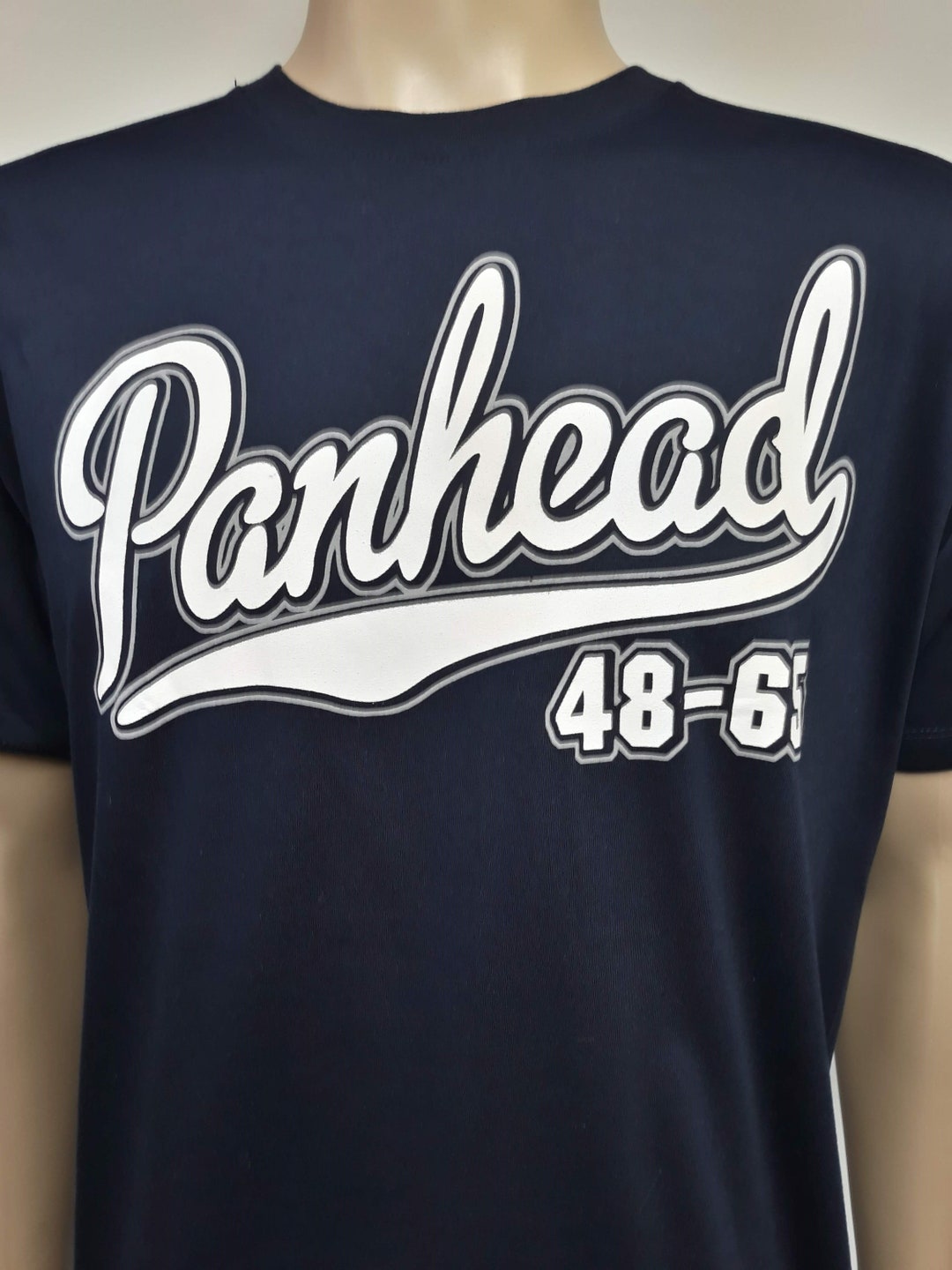 Panhead 1948-1965 Harley Davidson Engine Blue Cotton T-shirt Size XL ...