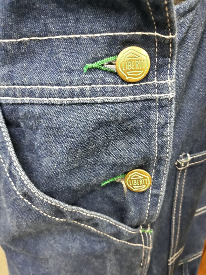 Liberty Denim Work Overalls Carpenter Worker Farmer Ranch Size | Etsy