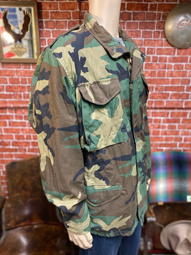 80's/90's M-65 Field Cold Weather Jacket Camouflage Fatigue Utility ...