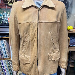 60's Dupont Quilon Brown Suede Leather Sport Jacket Size Medium. - Etsy