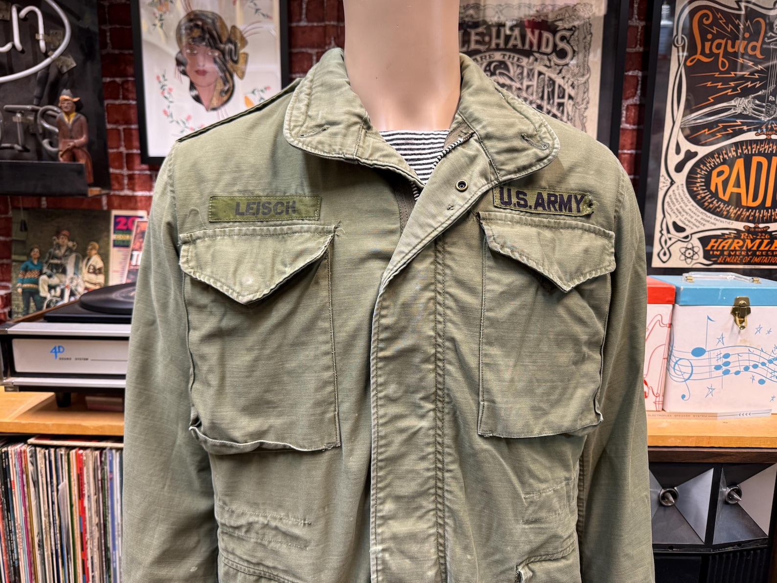60's M-65 US Army Field Jacket Cold Weather Fatigue Utility Combat Size Small Short. - Etsy