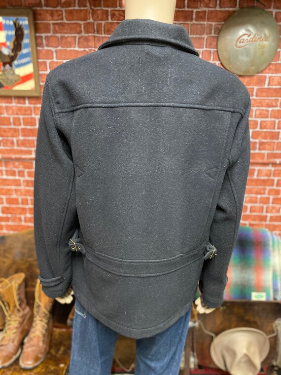 Pendleton men's black virgin wool pittock coat size x… - Gem