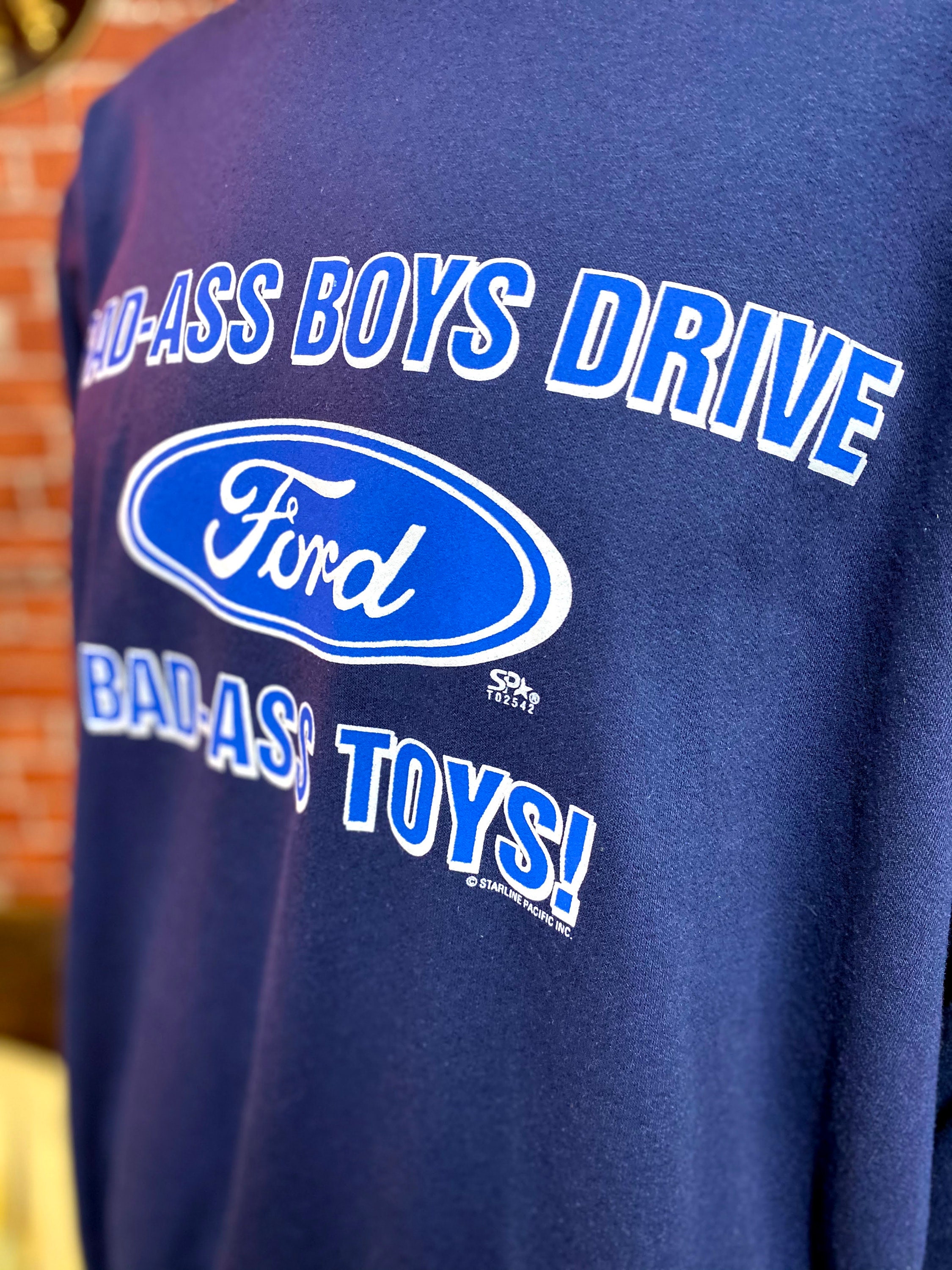 90's Ford Bad-ass boys drive bad-ass toys blue soft | Etsy