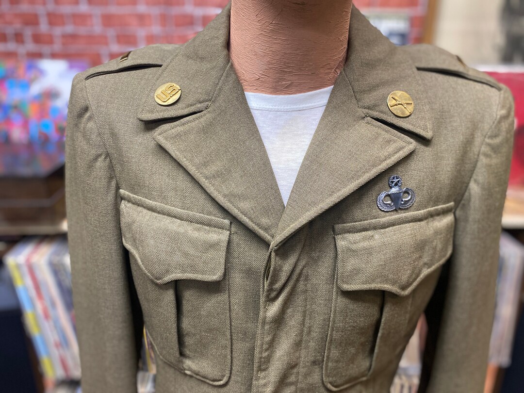 50's U.S. Army Ike Battledress Uniform Wool Jacket Size 36S. - Etsy