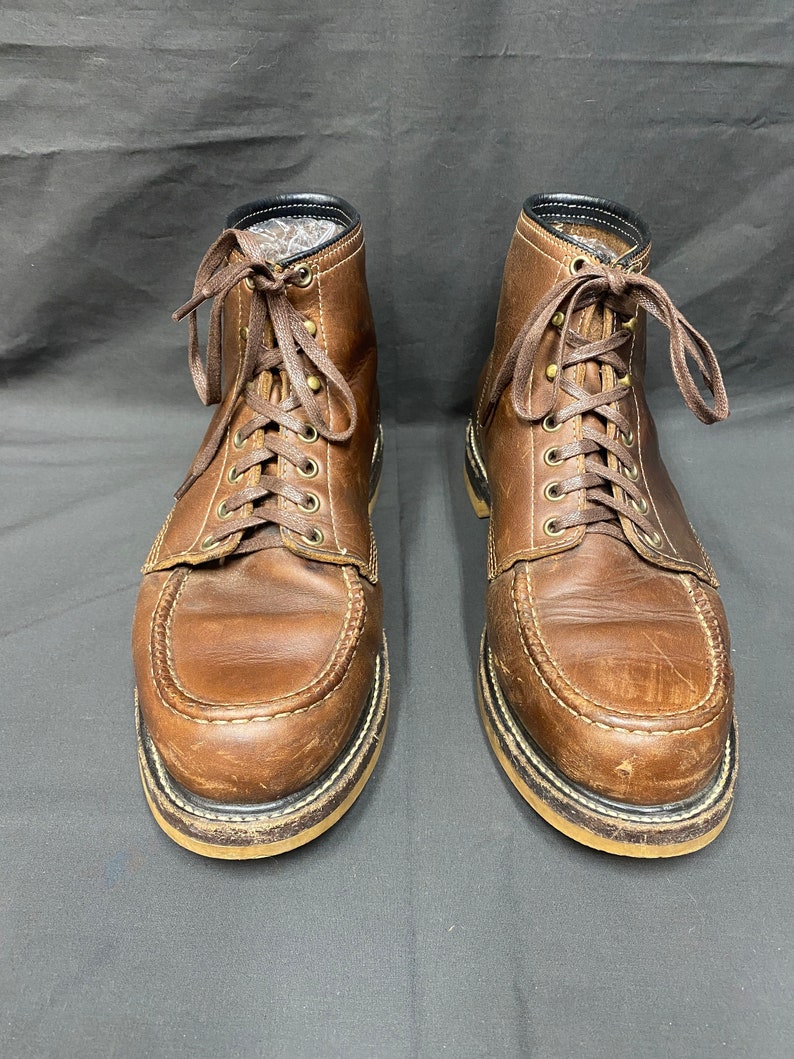 Thorogood 1892 Moc Toe Horsehide CXL Janesville Brown Work Boots Size ...