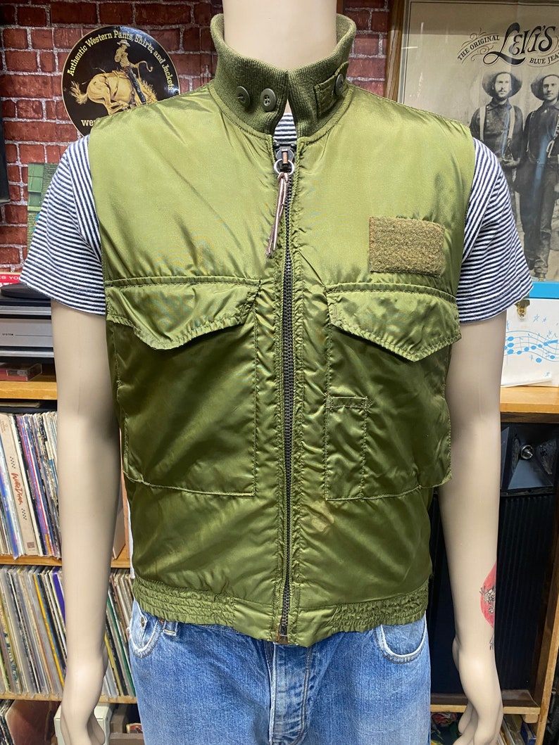 80's Avirex Hi Speed Low Level Flight Vest Jacket Type G-8 Size Small ...