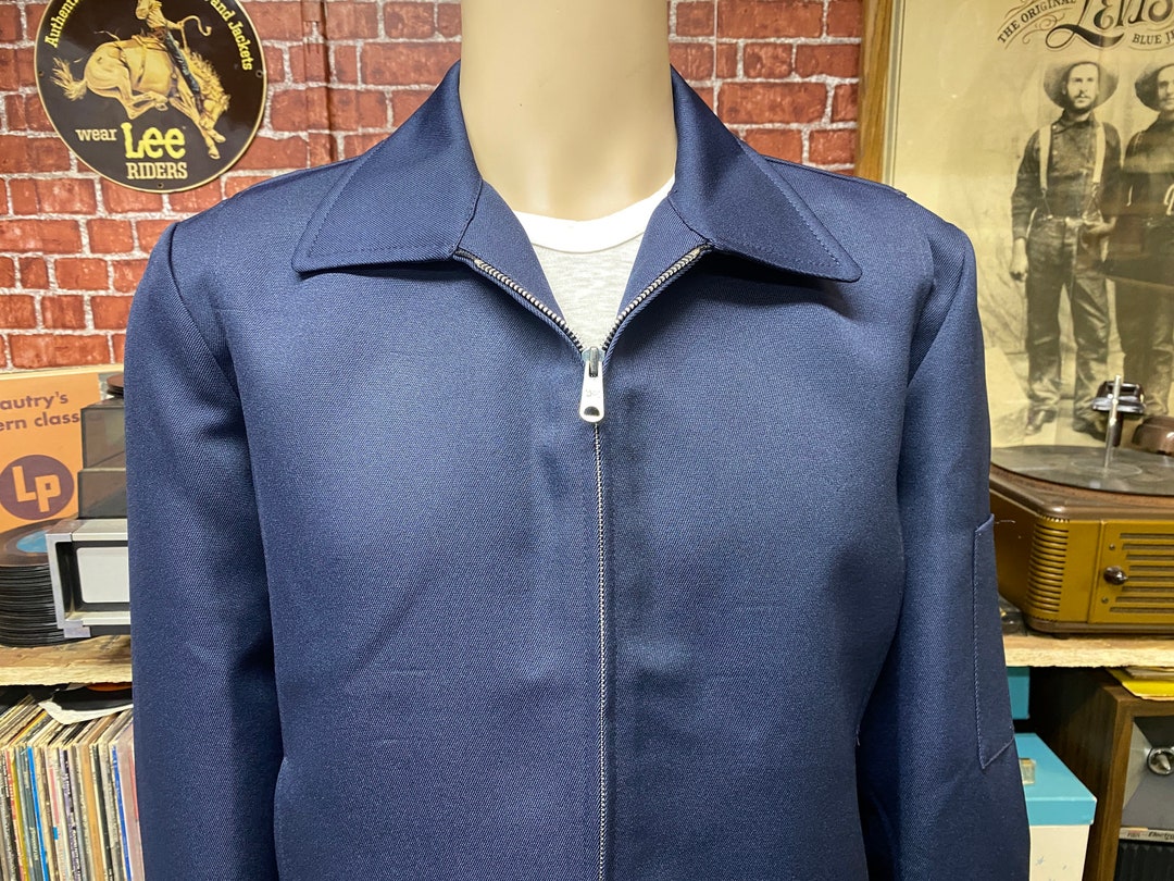 80's Sainthill Uniforms Ltd. Mechanic Garage Gas Station Work Blue ...