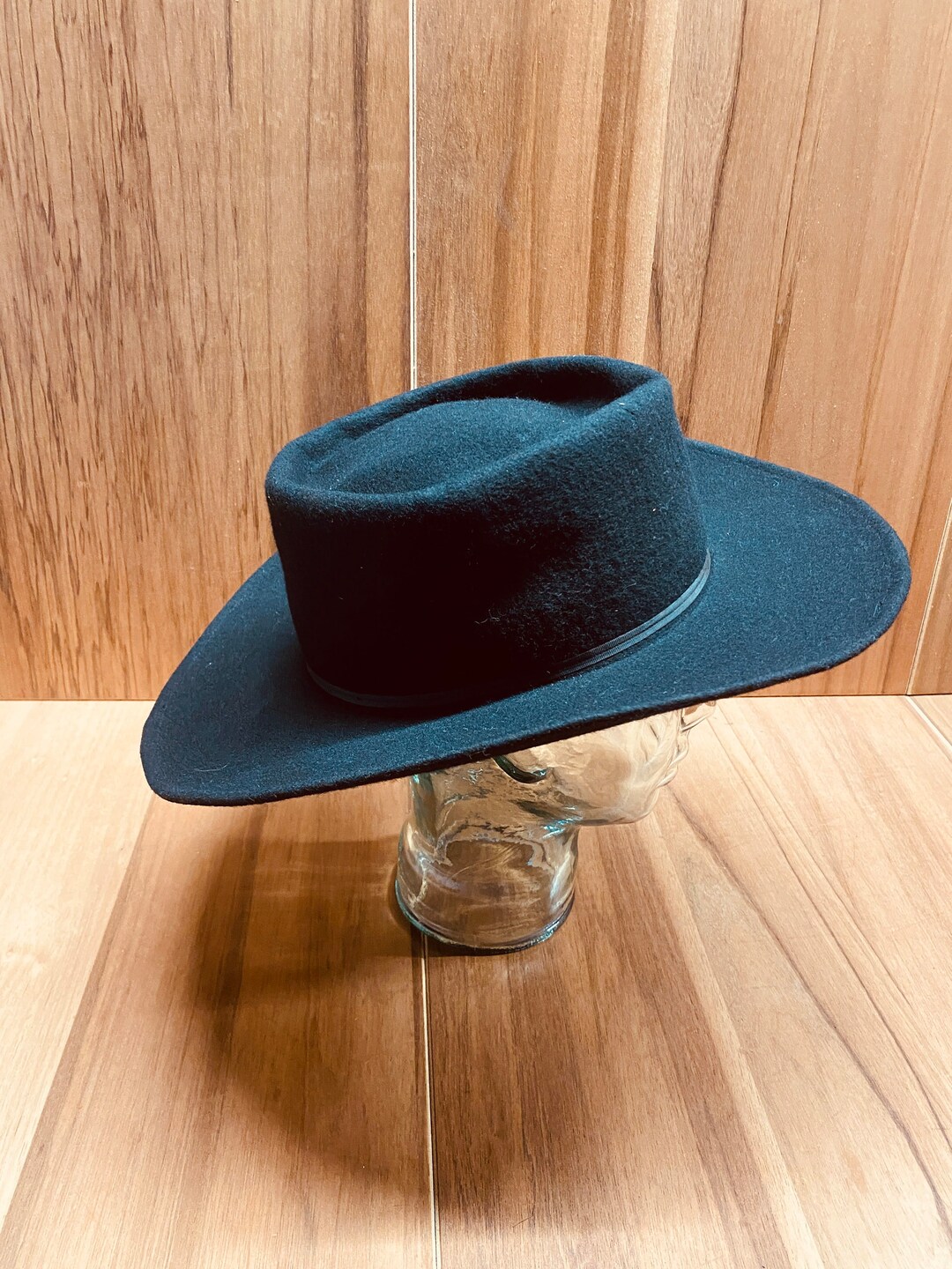 Vtg Western Rockmount Yellowstone National Park Round Crown Cowboy ...