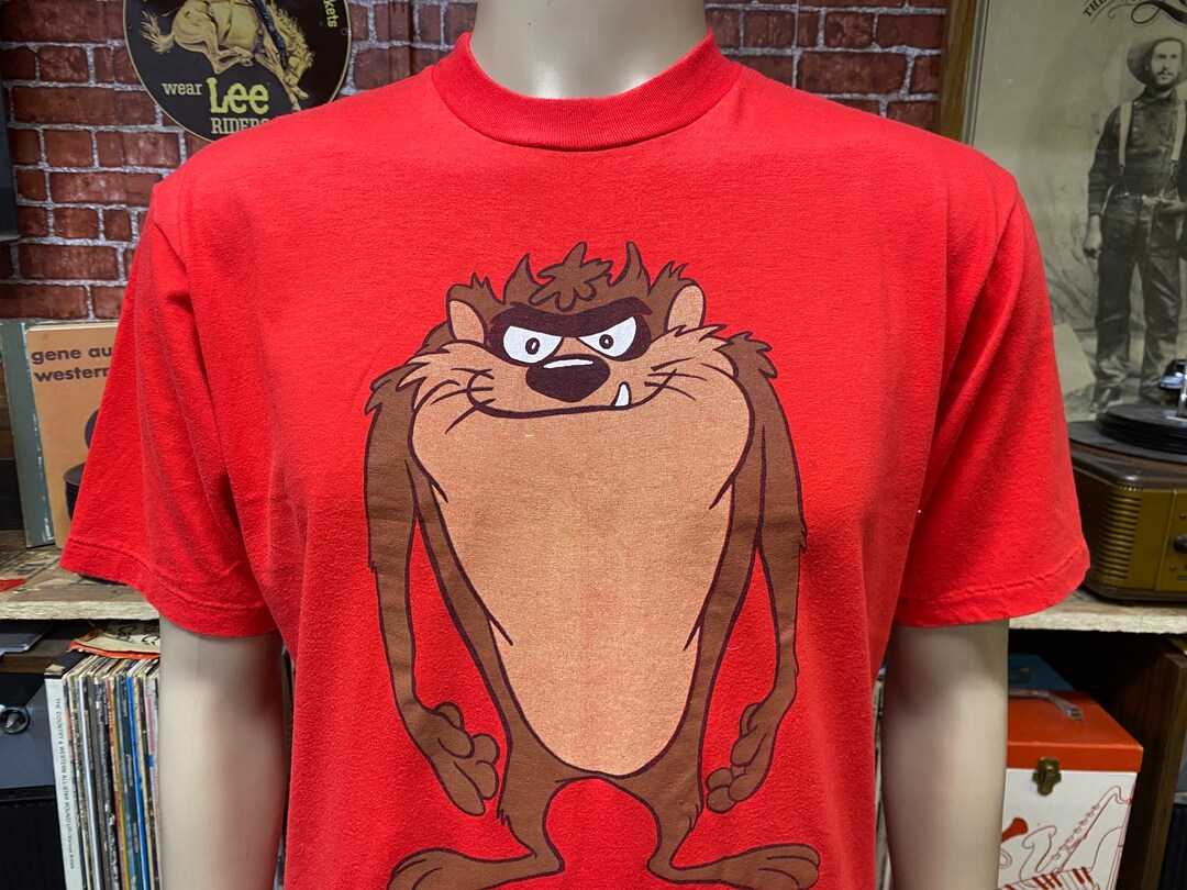 80's Taz Part Time Lover Tasmanian Devil Warner Bros. T-shirt Size XL ...