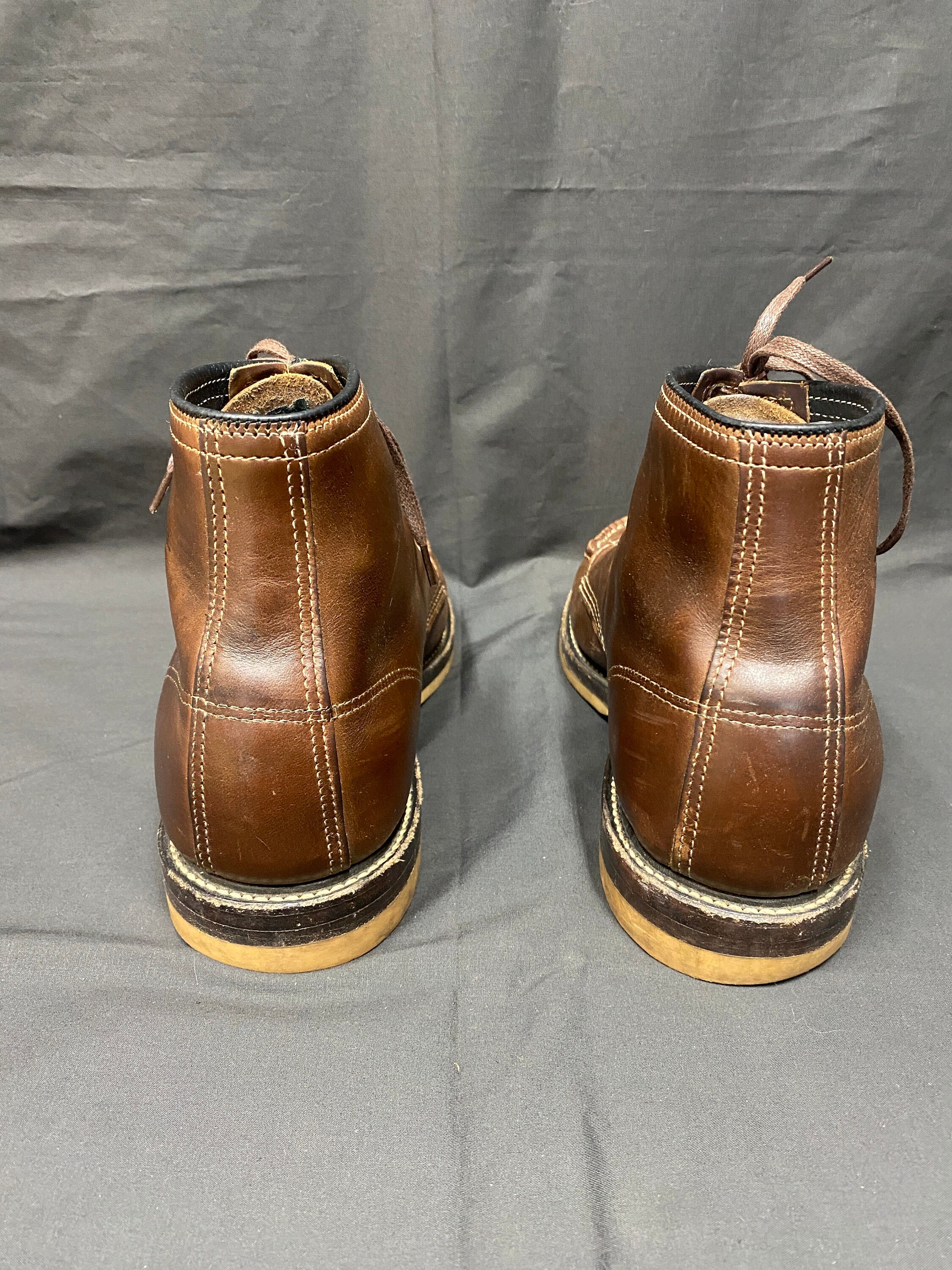 Thorogood 1892 Moc Toe Horsehide CXL Janesville Brown Work Boots Size ...