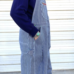 Deadstock Pointer Hickory Denim Work Overalls Railroad Carpenter Worker ...