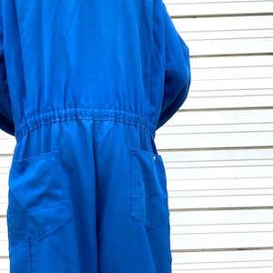 90's Workrite Blue Work Coveralls Outfit Long Sleeve Utility Garage ...