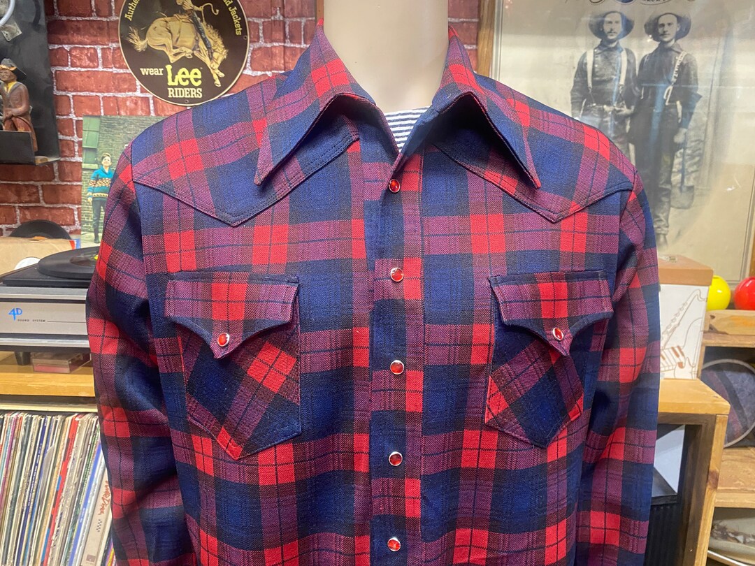 Hand Custom Made Western Cowboy Rodeo Fair Ranch Shirt Long Sleeve Size ...