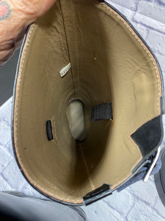 Hispar Motorcycle Police Riding Biker Tall leather bo… - Gem