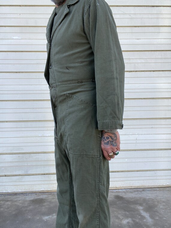 U.S. Army olive green coveralls Type I utility mechan… - Gem