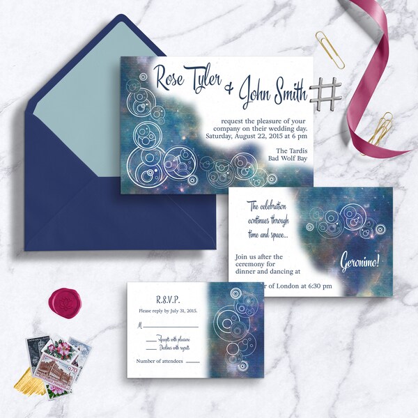 Geeky Wedding Invitation - Etsy