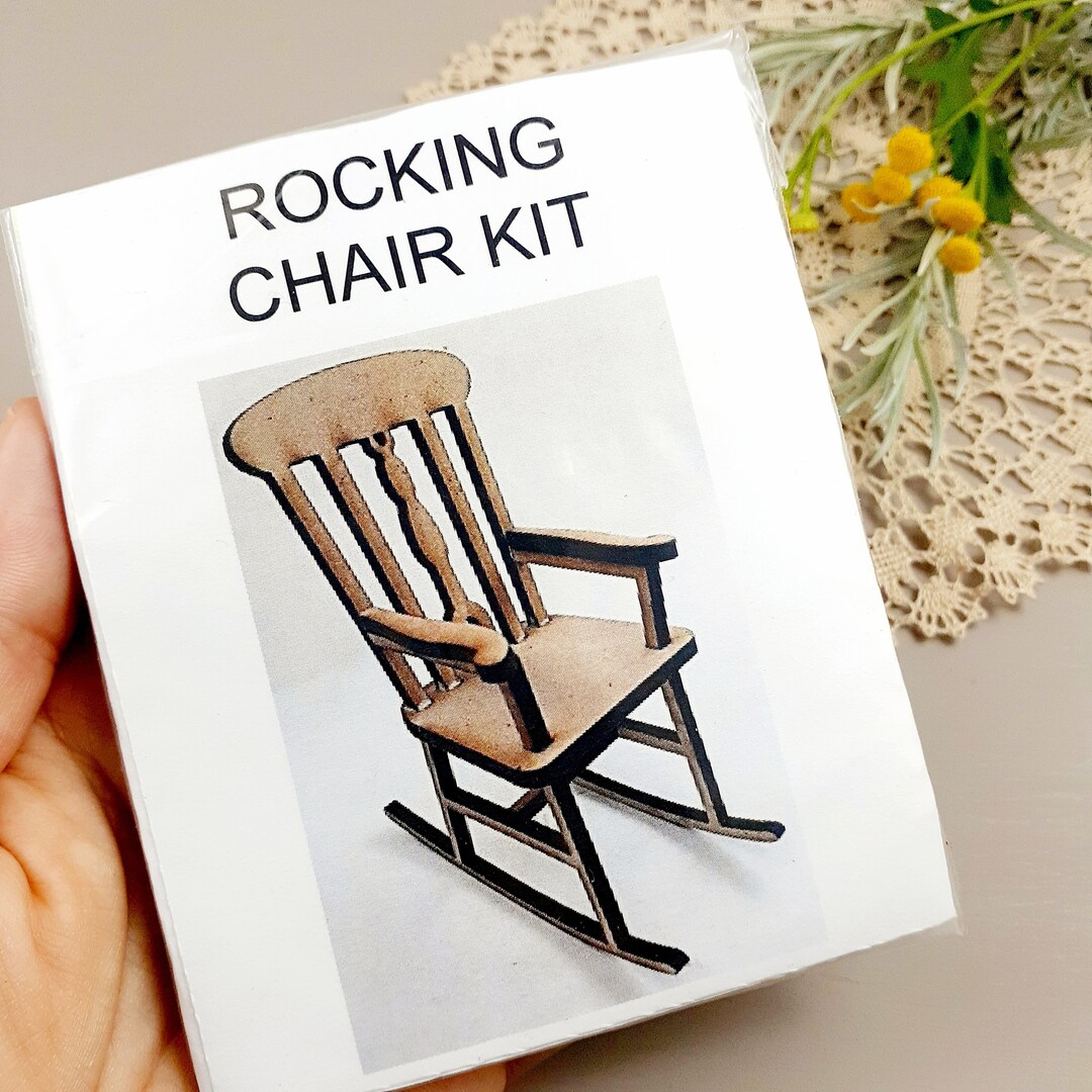 1:12 Scale Rocking Chair Kit Laser Cut - Etsy