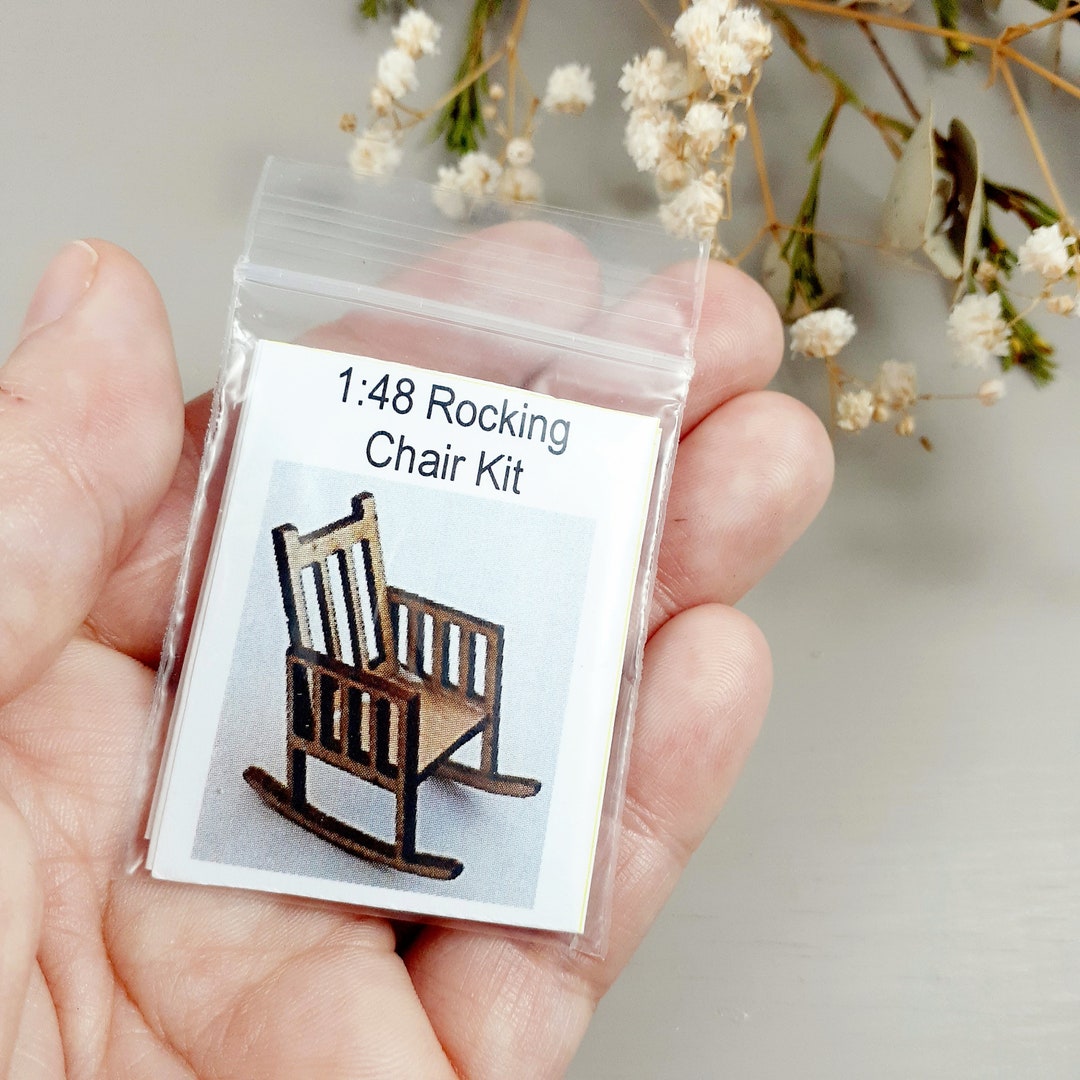 1:48 Quarter Scale Rocking Chair Kit Laser Cut - Etsy