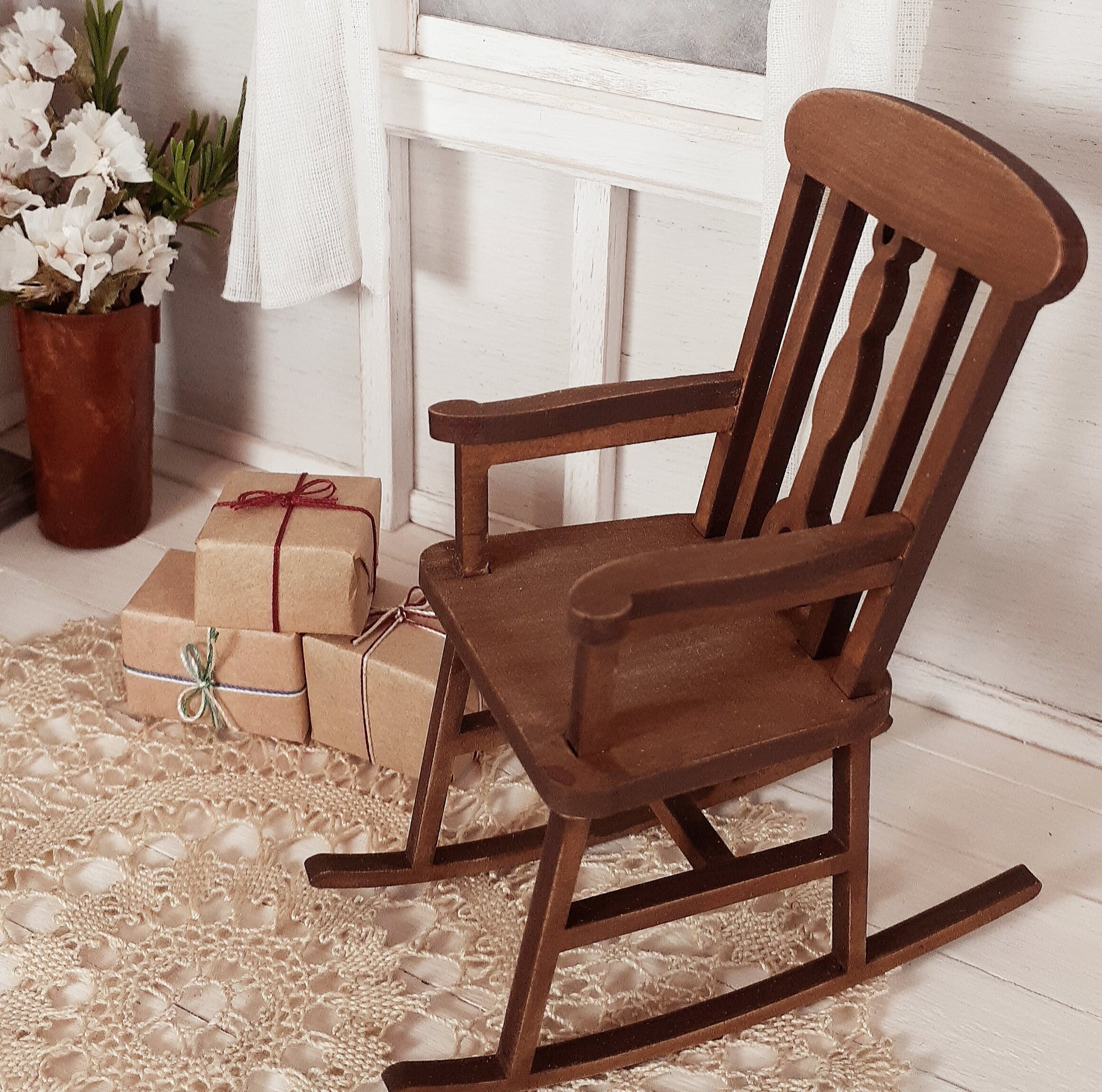 1:12 Scale Rocking Chair Kit Laser Cut - Etsy