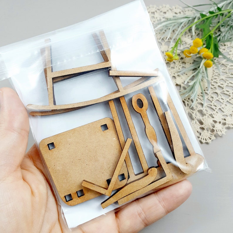1:12 Scale Rocking Chair Kit Laser Cut - Etsy