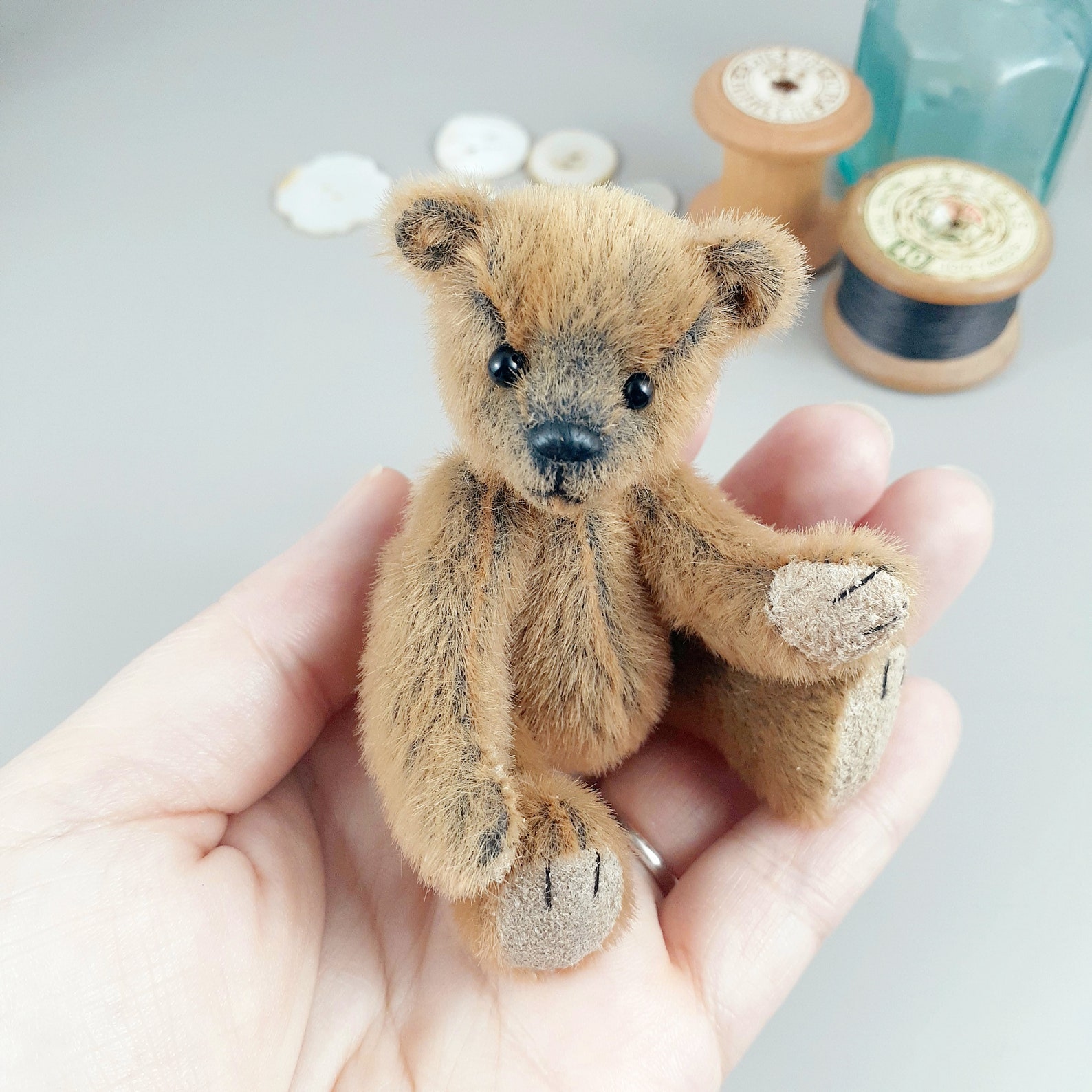 Walter - PDF Sewing Pattern, Miniature Teddy Bear Pattern, 9cm - Etsy
