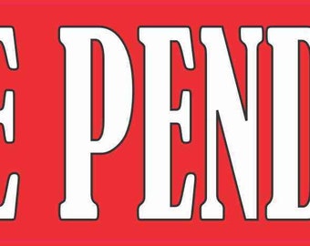 Sale Pending Sign - Etsy