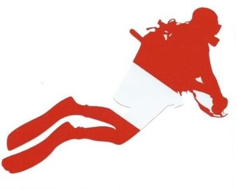 Scuba Diver Decals | Etsy