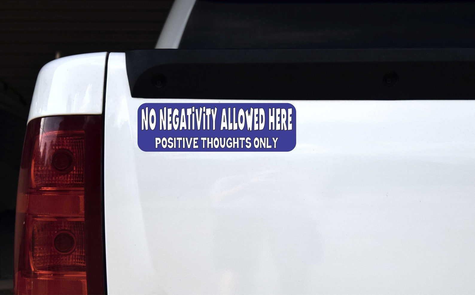 Stickertalk No Negativity Allowed Vinyl Sticker 10 Inches X 3 - Etsy