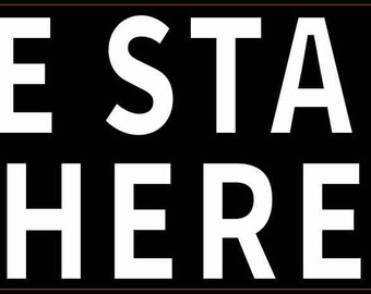 Starts Here Sign - Etsy