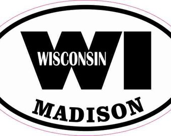 Madison Wi Sticker - Etsy