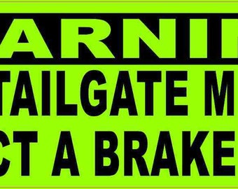 Brake Check Decal - Etsy