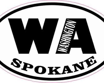Spokane Wa Sticker - Etsy