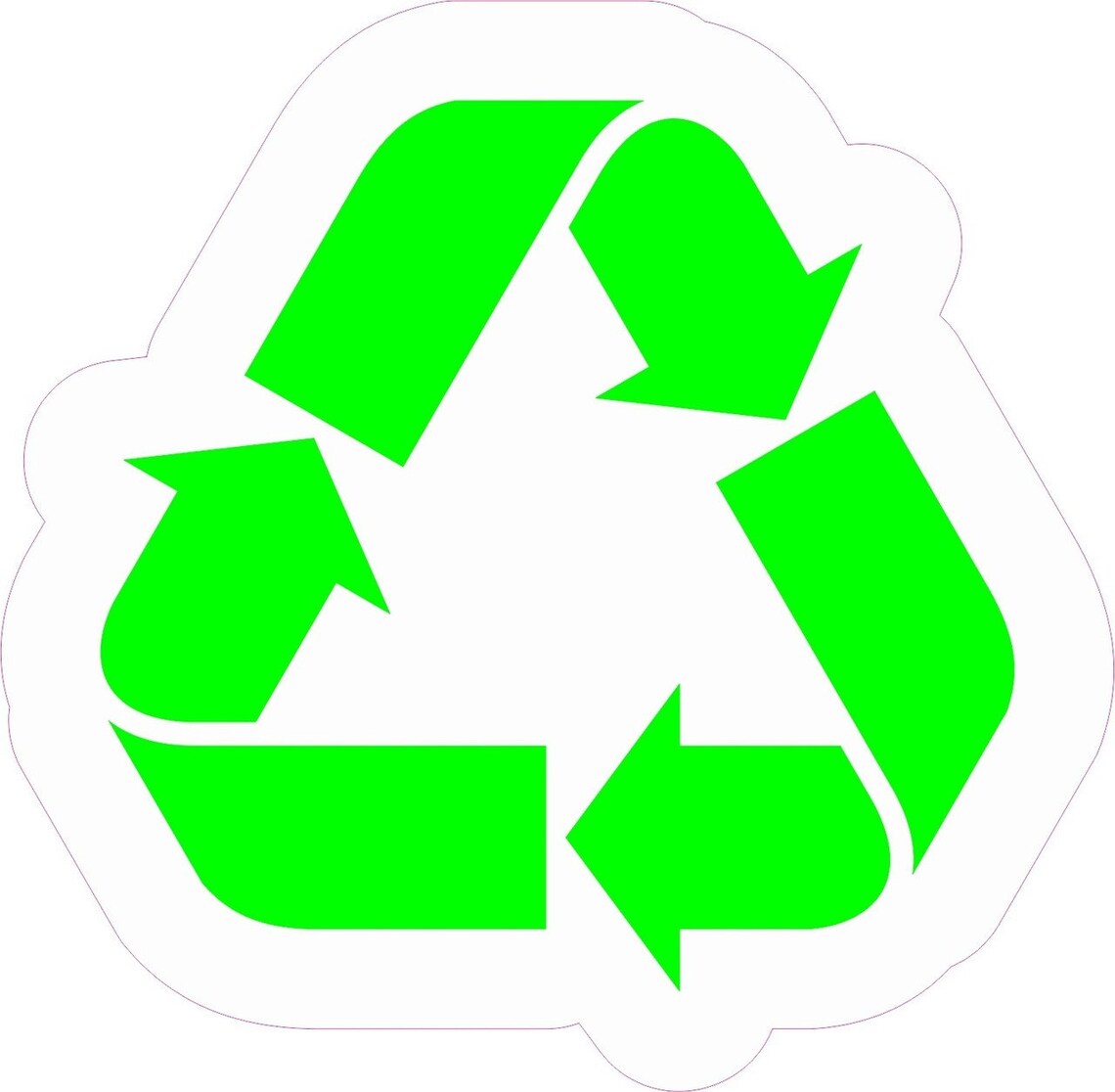 5in X5in Recycle Symbol Sign Bumper Sticker Decal Car Window - Etsy