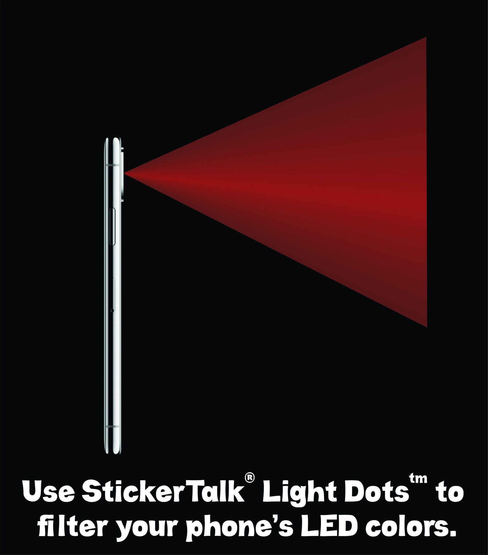Red Light Dotsphone LED Color Filters | Etsy