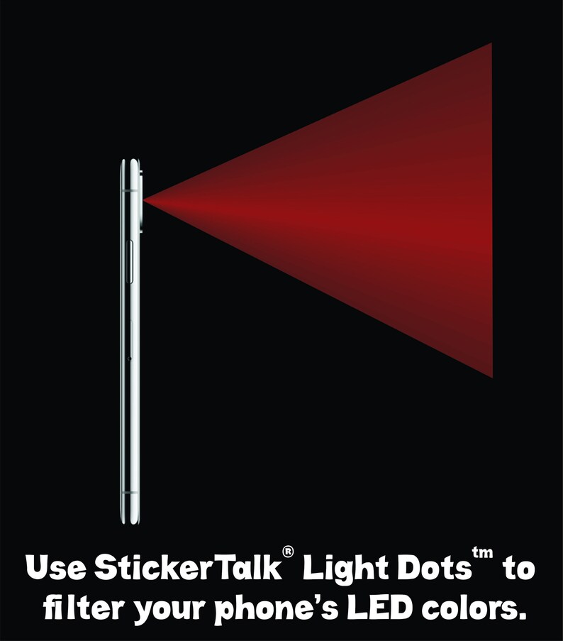 Red Light Dotsphone LED Color Filters - Etsy