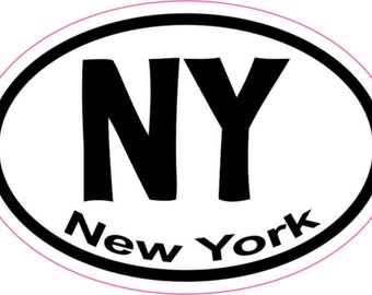 Oval State Stickers - Etsy