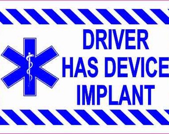 Medical Device Sticker - Etsy