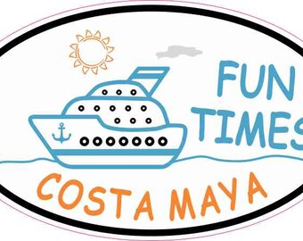 Costa Maya Sticker | Etsy