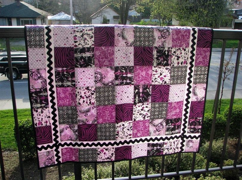 Purple Rick Rack Quilt - Etsy