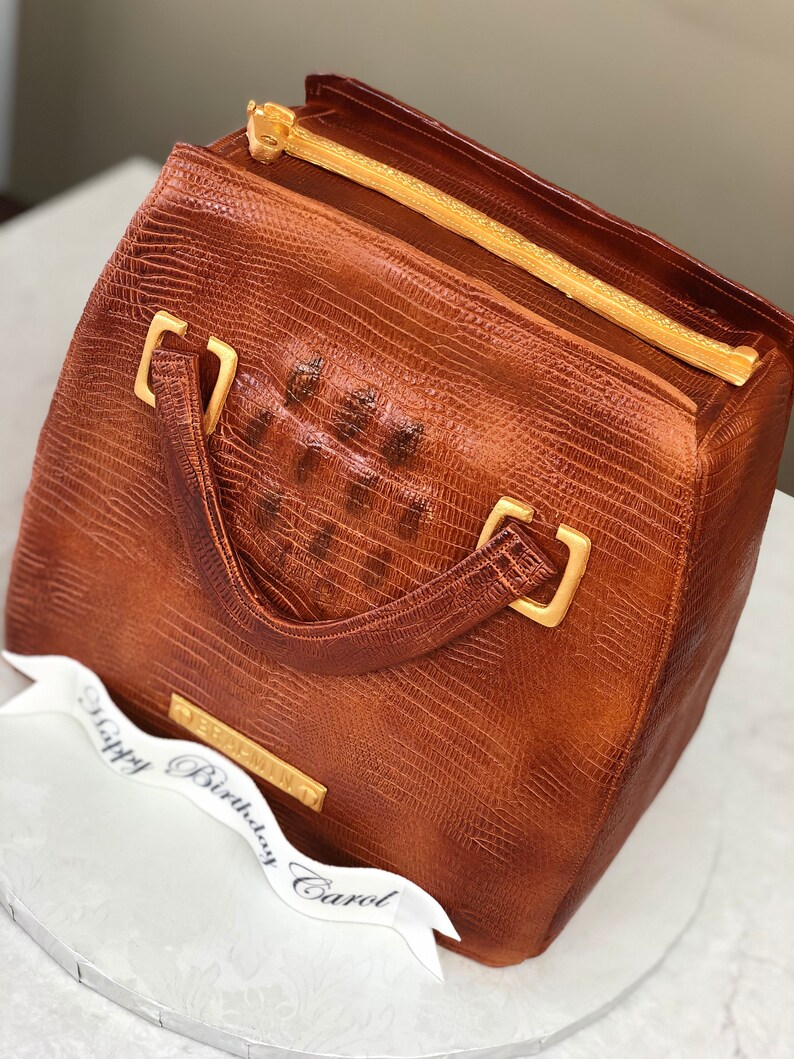 How to Make a Designer Purse Inspired Cake, Instant Download - Etsy