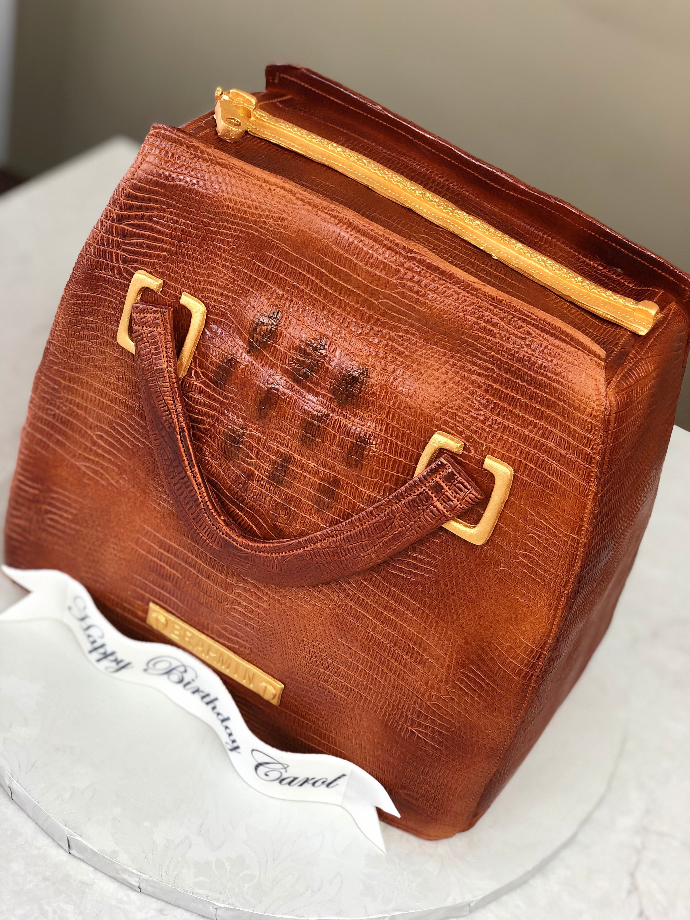 How to Make a Designer Purse Inspired Cake, Instant Download - Etsy